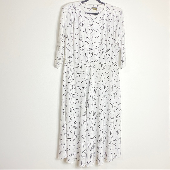 Vintage | Dresses | Vintage Stuart Alan Fit Flare Maxi Dress 6 | Poshmark